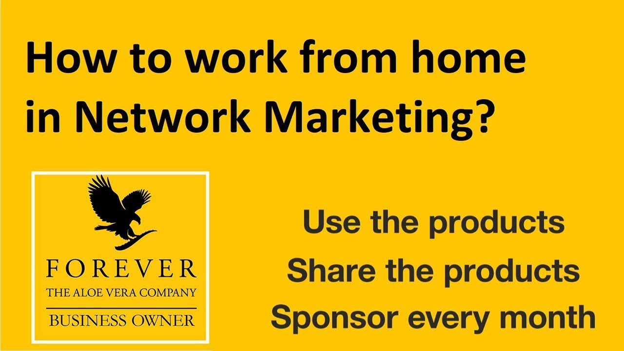 HOW WORK FOREVER' PRODUCTS | Forever Living Products | FLP368 - YouTube