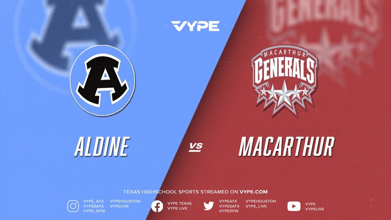 7PM - Football: Aldine vs. MacArthur - YouTube
