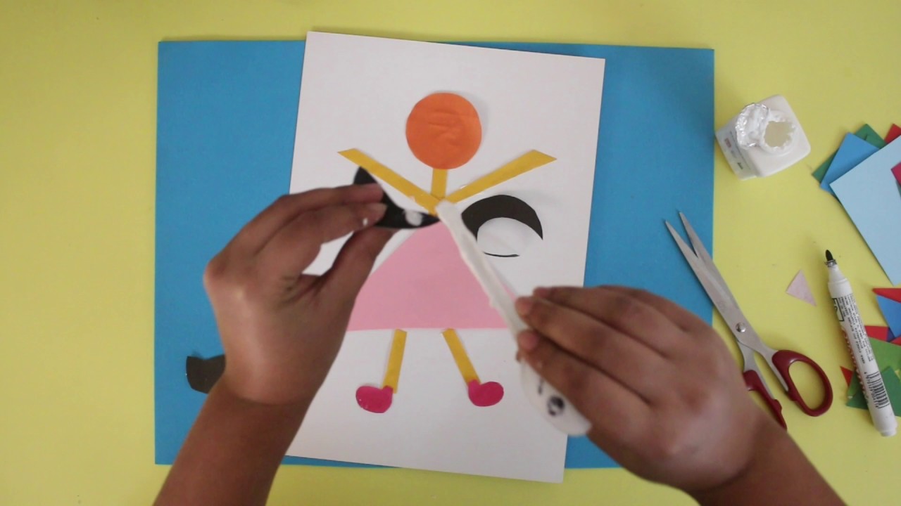 Dancing girl from paper cutting - YouTube