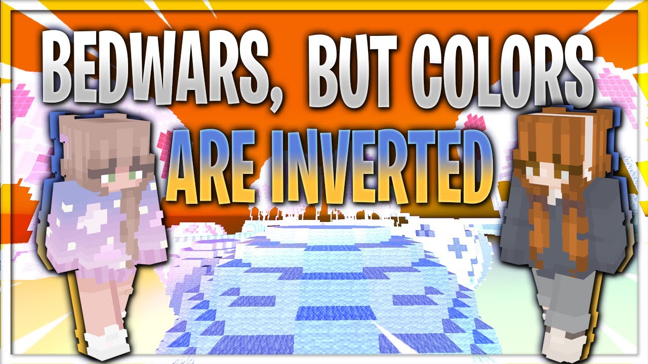 Bedwars, but colors are INVERTED - YouTube