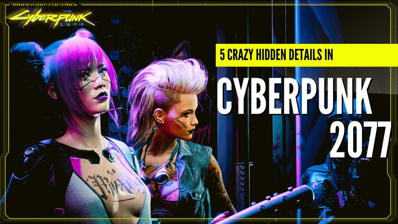 Cyberpunk 2077 - 5 CRAZY Hidden Details/ Secrets - YouTube