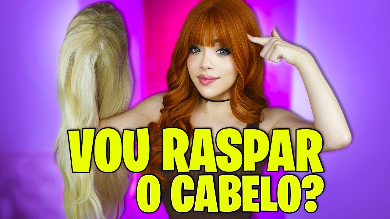 VOU OU NAO RASPAR O CABELO? Nova peruca BARBIE! - YouTube