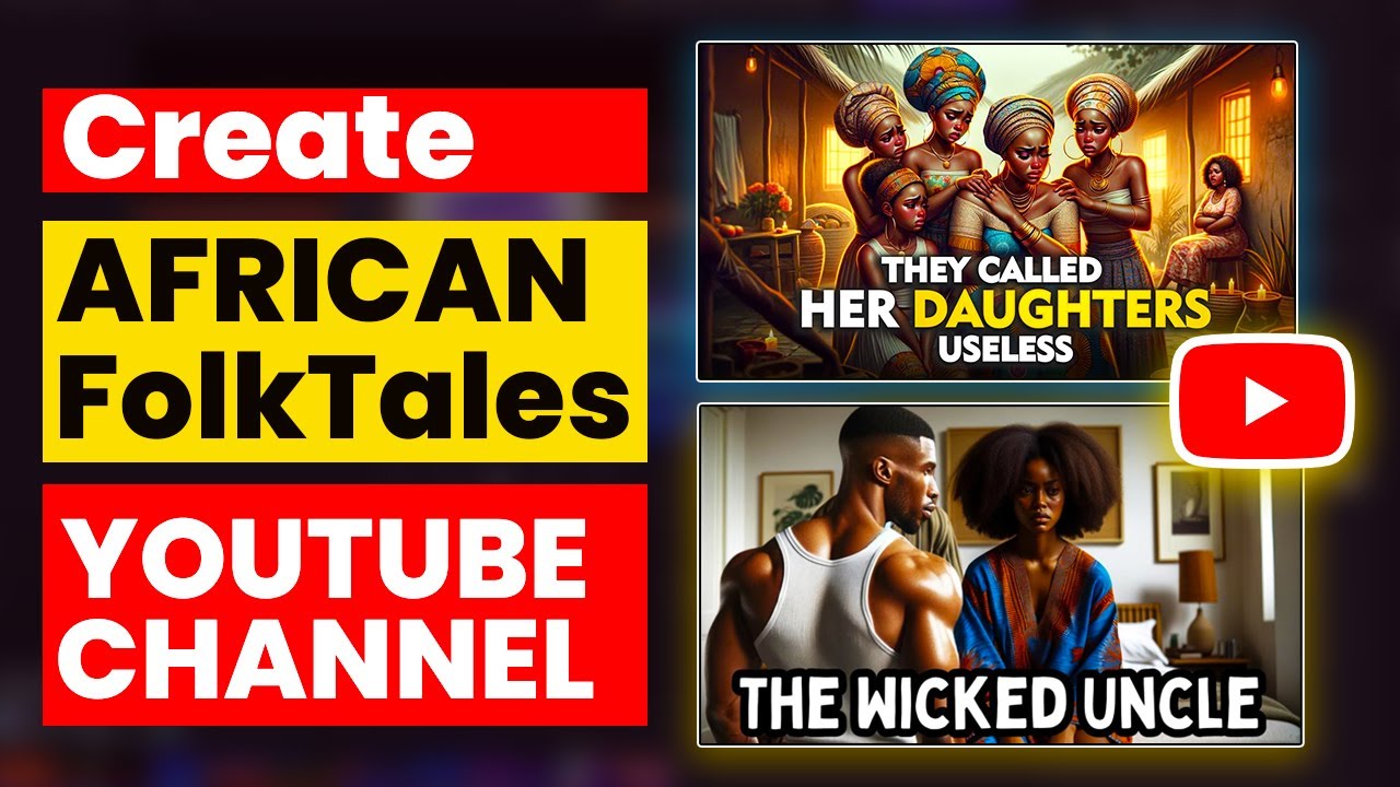 How to Create African folktales Youtube Channel From Scratch # ...