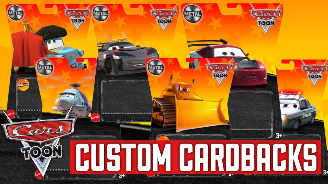 Custom Toons Cars 2022 Cardbacks! - YouTube