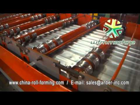 Roll forming machine - YouTube