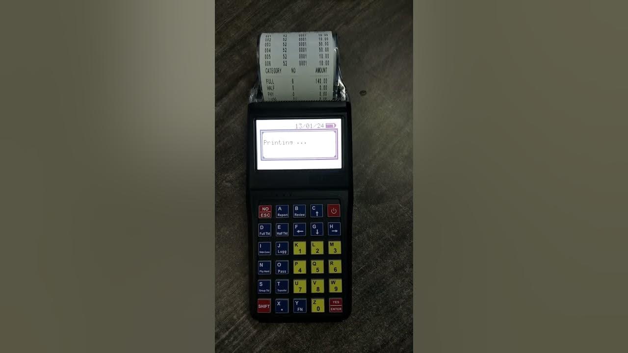 HOW TO CLOSE OR RESET IN BUS TICKETING MACHINE FOR HANDHELD SOFTLAND ...