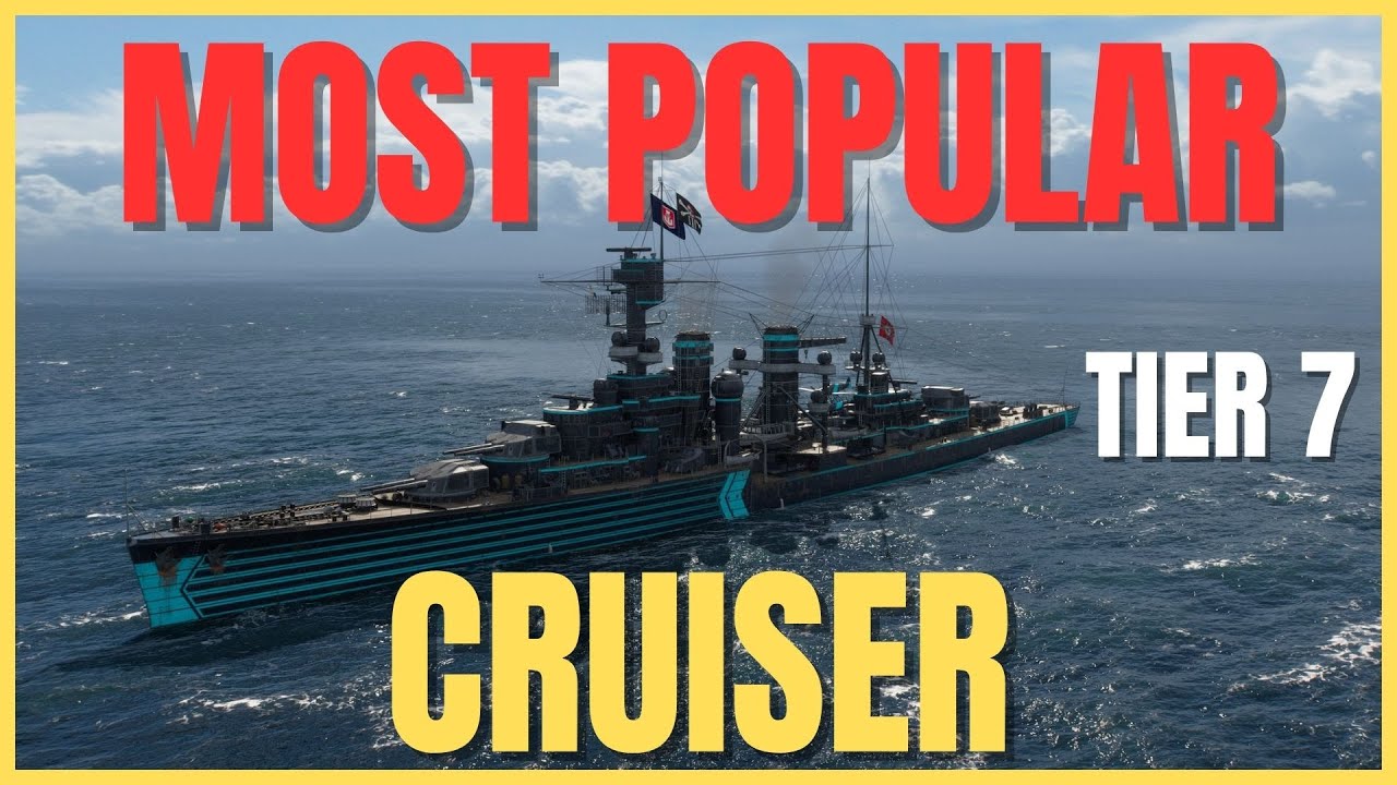Playing The Most Popular Tier 7 Cruiser in World of Warships WOWS - YouTube