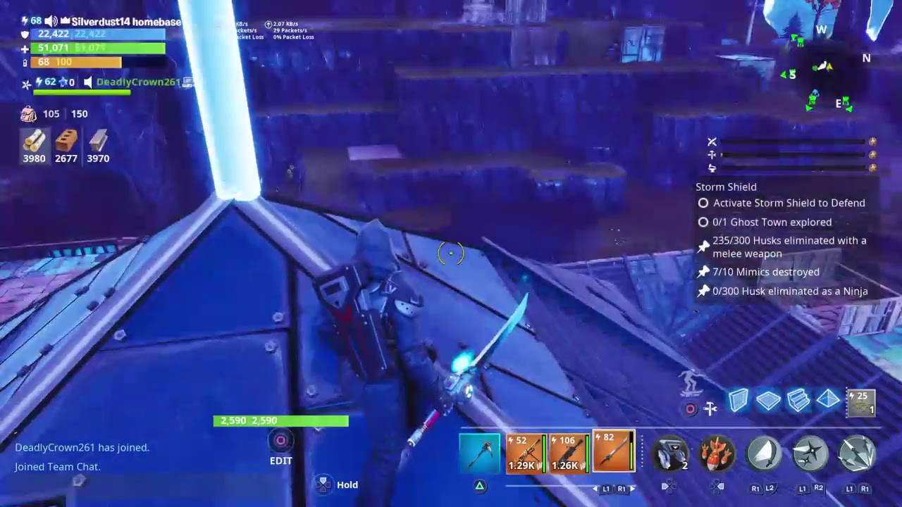 Fortnite save the world crafting for viewers - YouTube