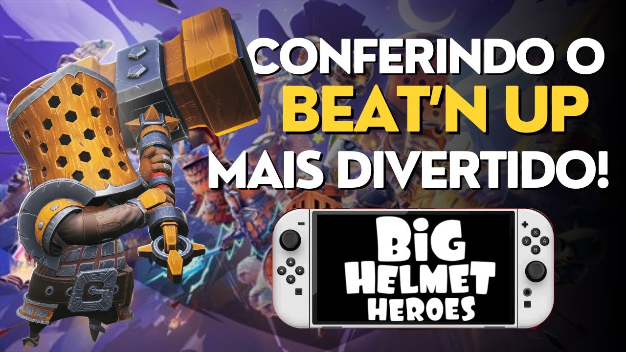 CONFERINDO BIG HELMET HEROES BEAT’N UP INCRIVEL NO NINTENDO SWITCH ...