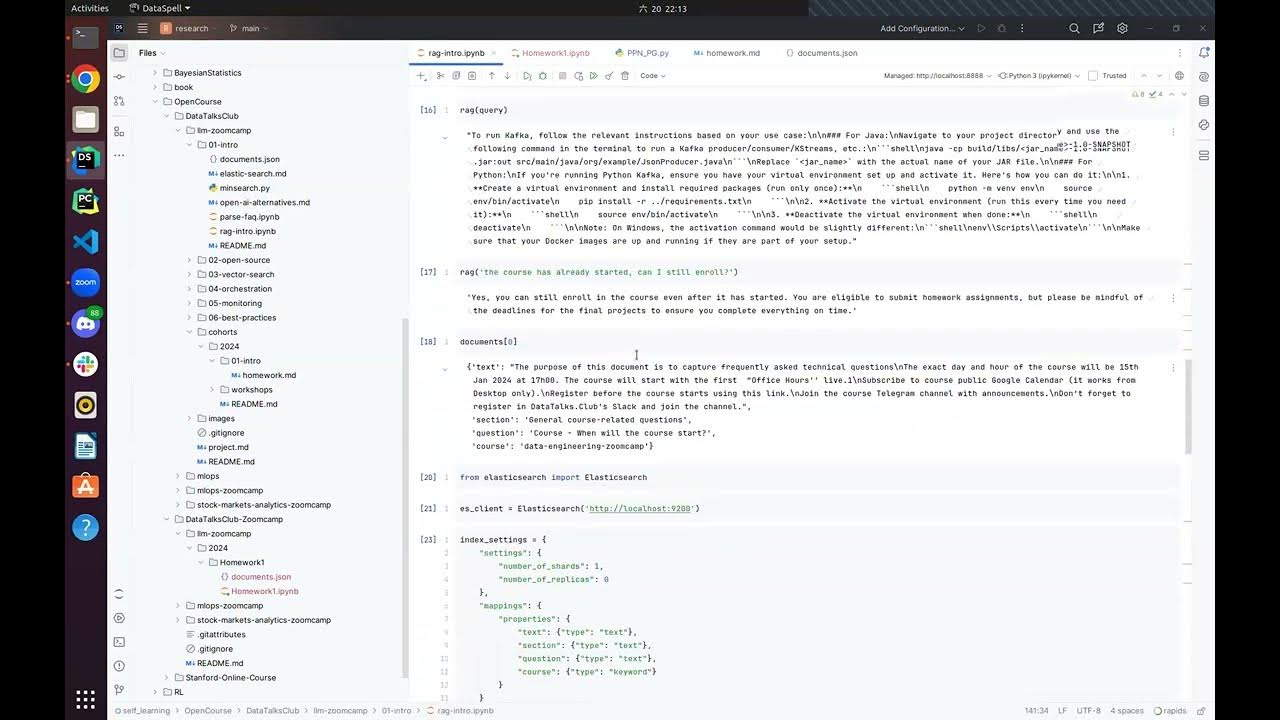 【LLM Zoomcamp】Week 1 - intro - YouTube