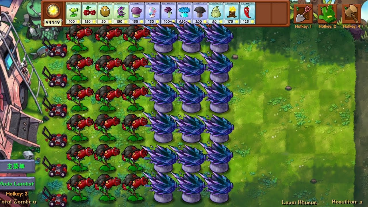 Plants vs Zombies Fusion | Ultimate Gatling X Ultimate Doom - YouTube