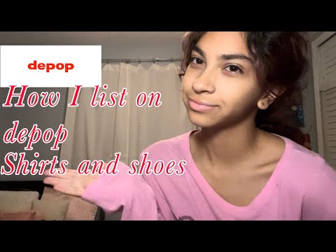 How I list items on depop!! - YouTube