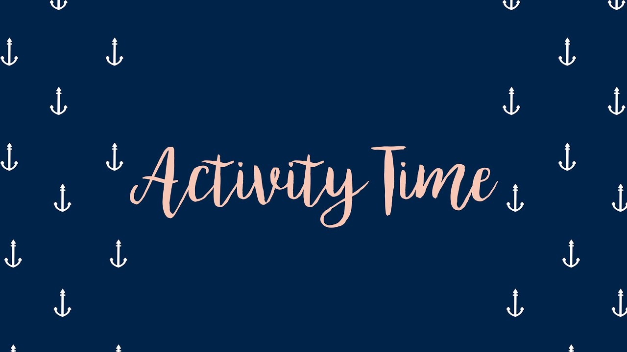 Activity Time with Paris - 27th August 2020 - YouTube