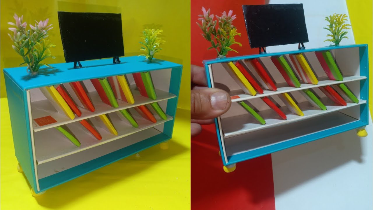 How To Make Mini Tv Stand 2023 Phone Box Crafts Mini Book Shelf Tv how-to-make-mini-tv-stand-2023-phone-box-crafts-mini-book-shelf-tv
