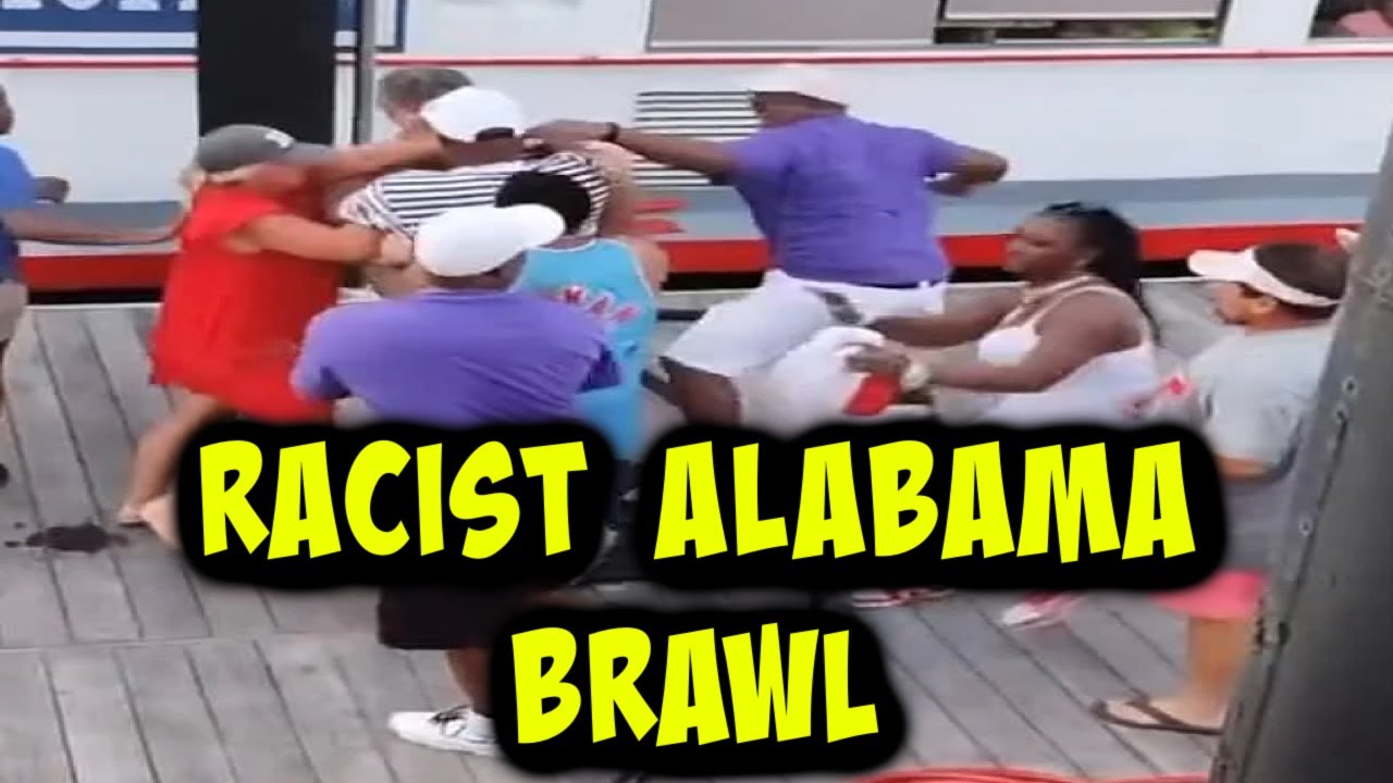 HUGE Alabama Riverfront Brawl started by racism? - YouTube