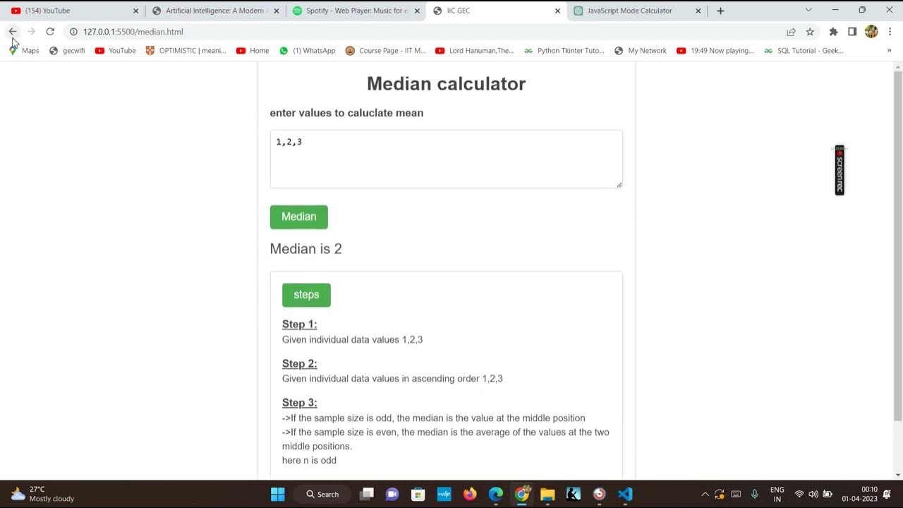 Statistics Simulator Using Htmlcss Javascriptbeginners Projecthtml Css Javscriptweb