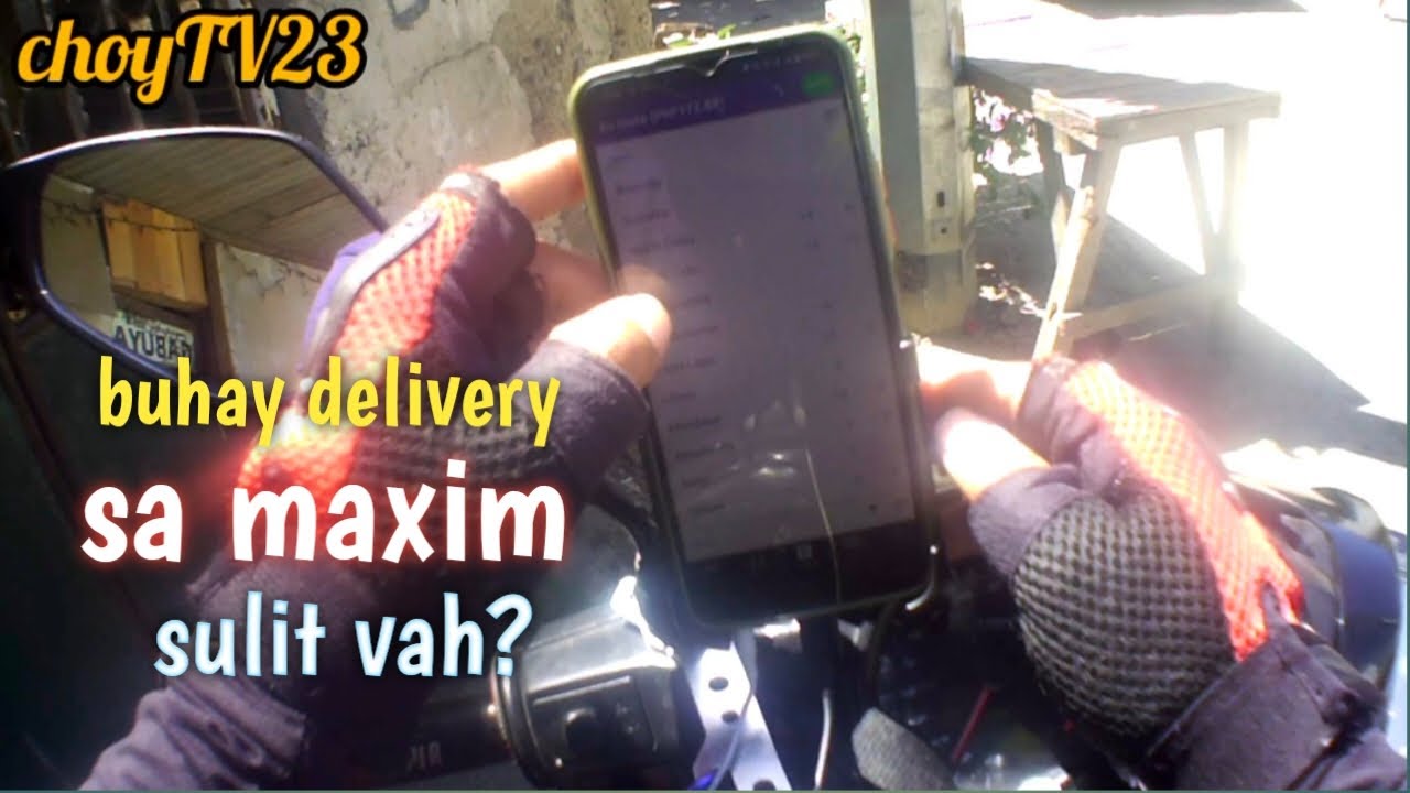 Pick.up,deliver and injoy of the day/maxim rider delivery sa cebu - YouTube