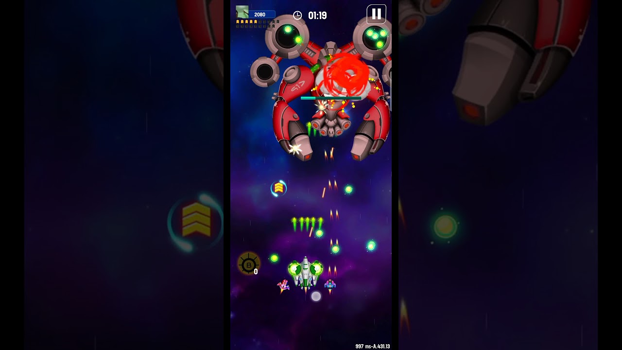 BOSS FIGHT 🔥 BOSS 10 💪 SPACE SHOOTER 💯 Gameplay XT - YouTube