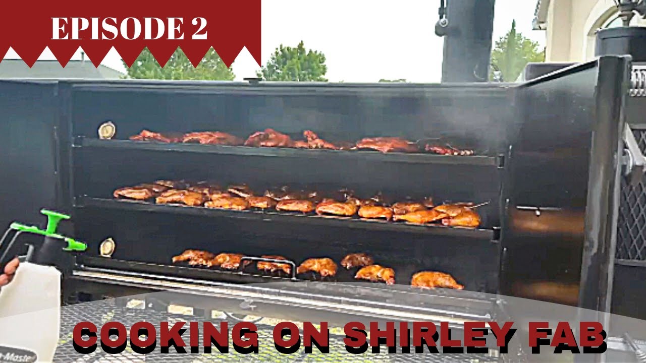 Cooking On The Shirley Fabrication || Episode 2 || Smoking Chicken and ...