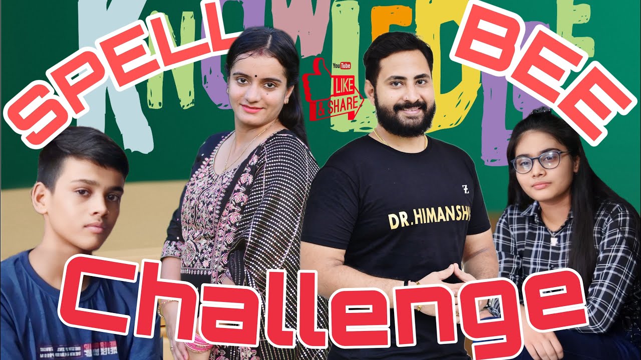 SpellBee Challenge | Boys Vs Girls | Funny Challenge ...