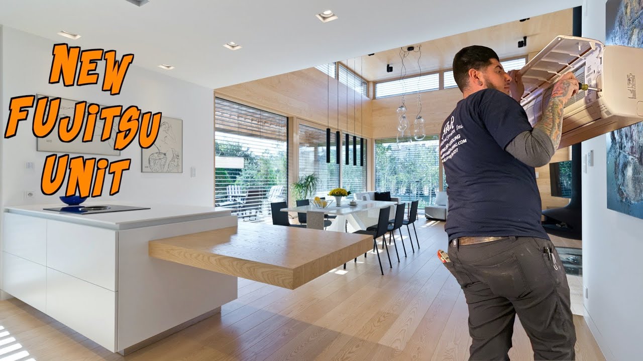 INSTALLING 4 ZONE FUJITSU SYSTEM - YouTube