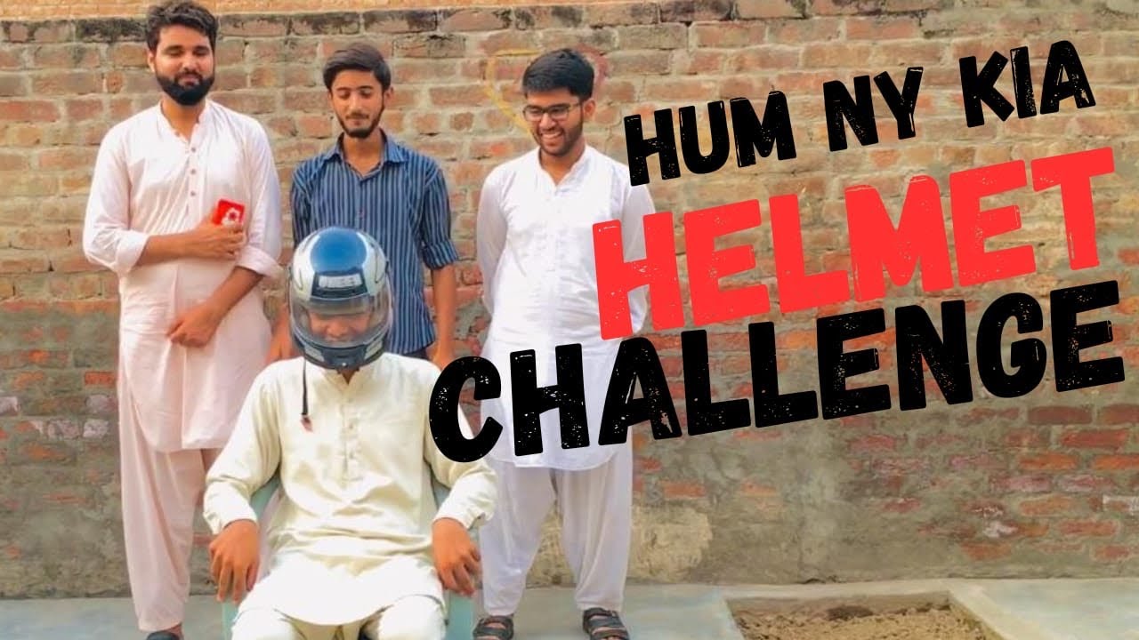 Helmet Challenge || Hum ny kia helmet challenge - YouTube