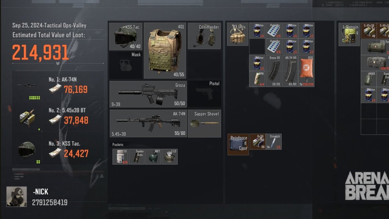 GROZA ARENA BREAKOUT #arenabreakout #arenabreakoutglobal #tarkovmobile ...