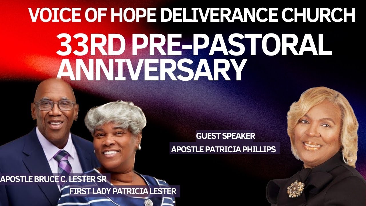 33RD PRE-PASTORAL ANNIVERSARY | APOSTLE PATRICIA PHILLIPS - YouTube