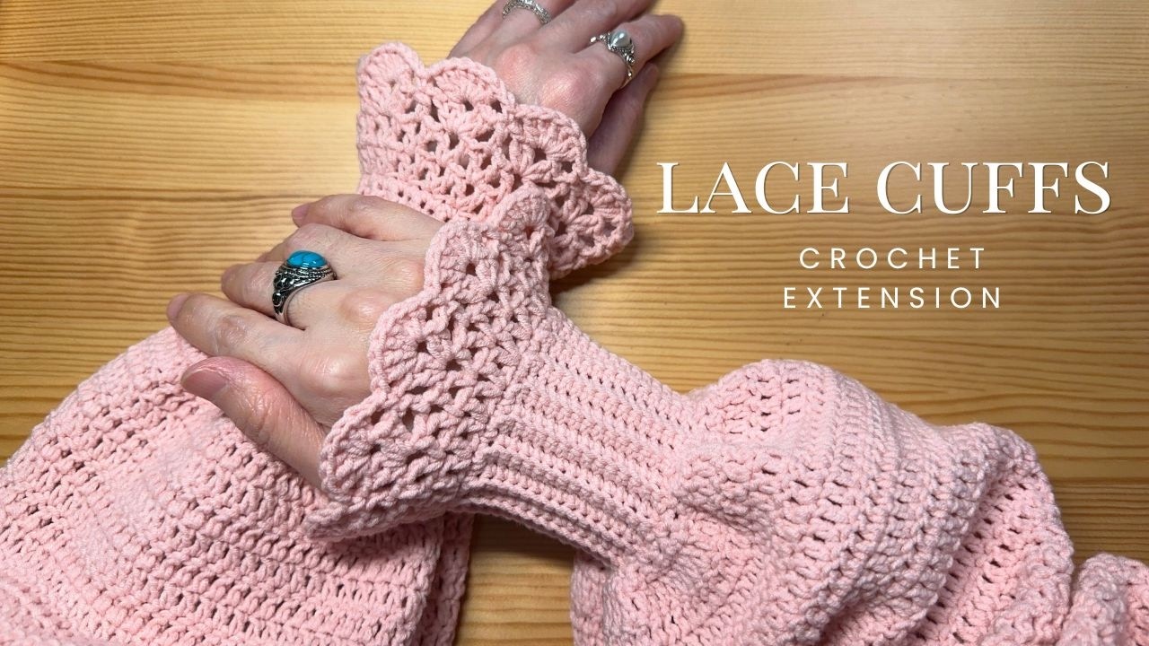 Lace Cuffs Crochet Adornment Extension Easy Tutorial #simplicity888 # ...