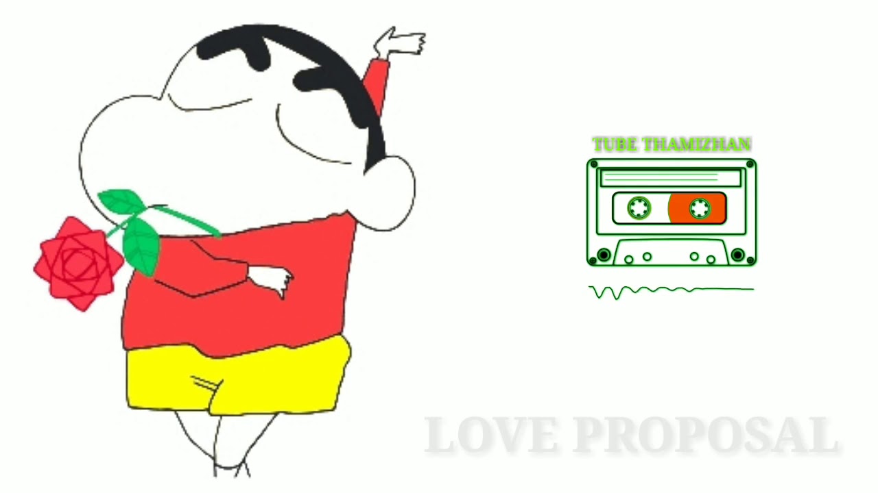 Shin chan love proposal - YouTube