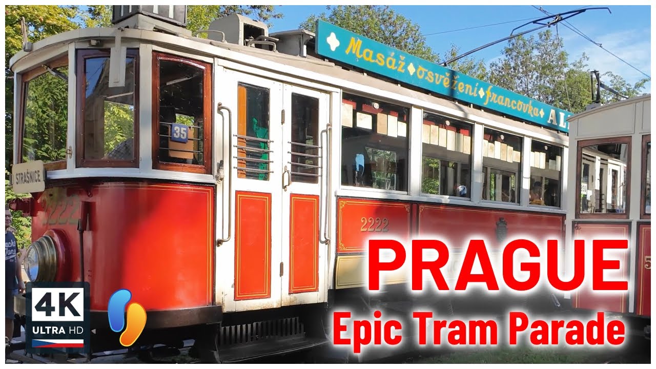 🚋 Time Travel on Tracks: Prague’s Epic Historic Tram Parade 2025! - YouTube