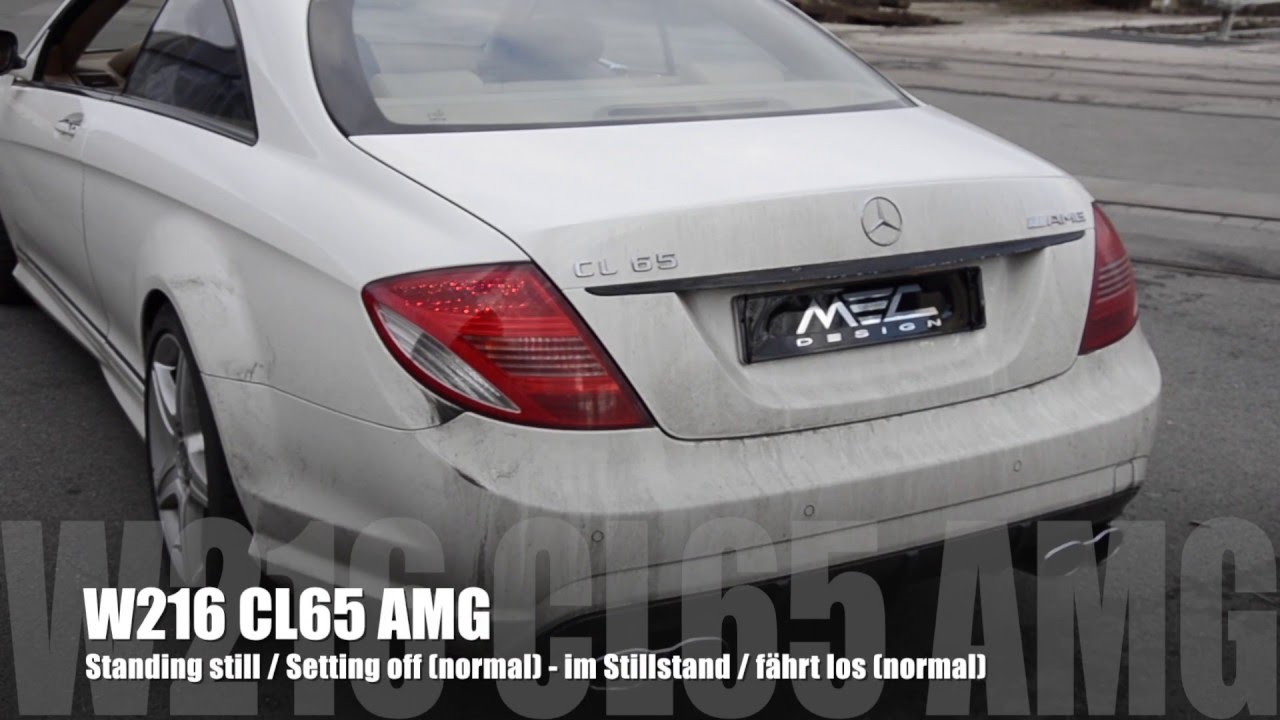 MEC Design Mercedes W216 V12 CL65 AMG Exhaust - Apocalypse Sound ...