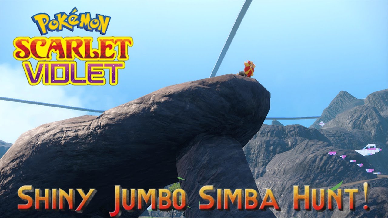 Shiny Hunting Jumbo SIMBA In Pokemon Scarlet And Violet The Indigo Disk ...