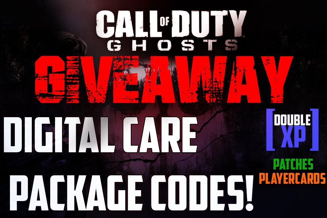 Call of Duty Ghost digital care package codes giveaway! Double XP ...