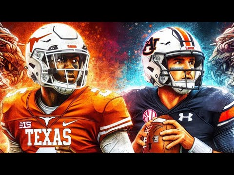 TEXAS VS #13 AUBURN WEEK 1 : FOOTBALL RIVALS YEAR 2 COLLEGE LEAGUE ...