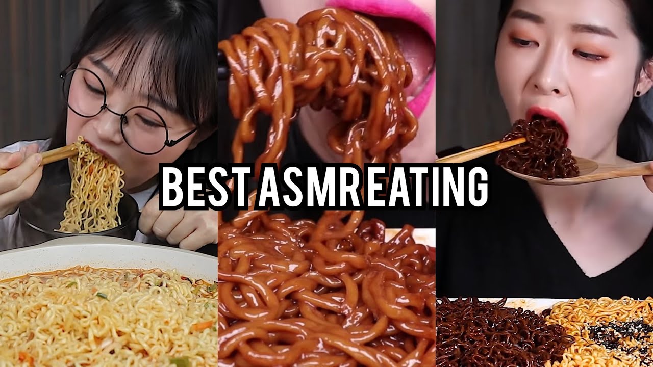 noodles | best asmr eating - mukbang Jane ASMR, Bonggil, Hongyu ASMR ...