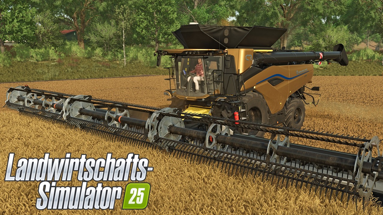 LS25: RaniWrap Lizenz, Kühe, Massey Ferguson MF 9S & New Holland CR11 ...