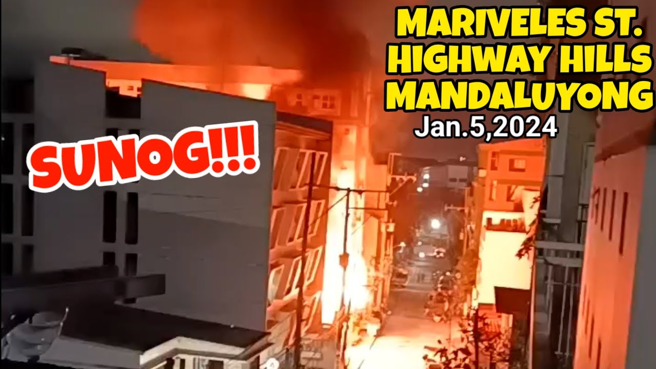 Sunog sa Mandaluyong City, Shaw Mariveles st, Brgy Highway Hills ...