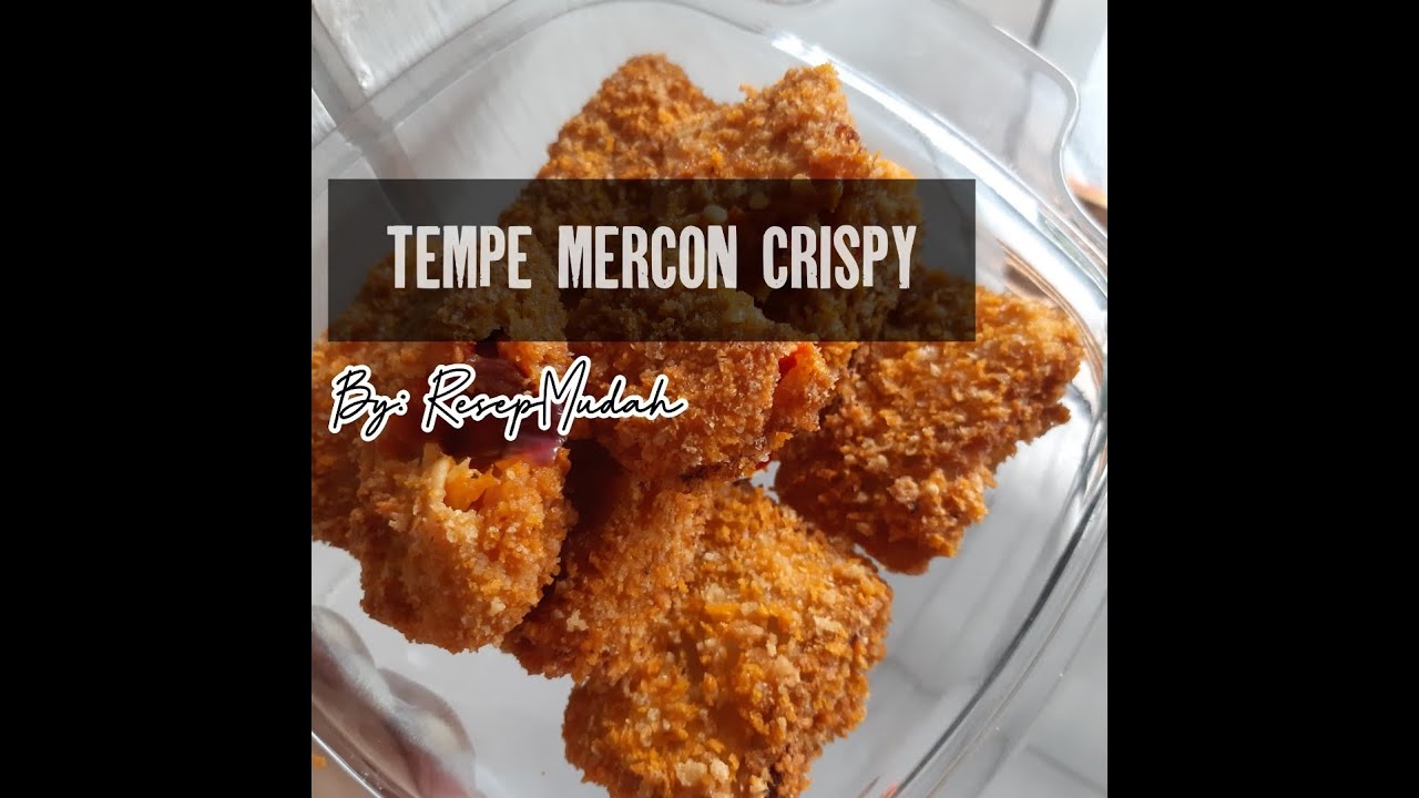 Tempe Mercon Crispy Meledak saat di gigit - YouTube
