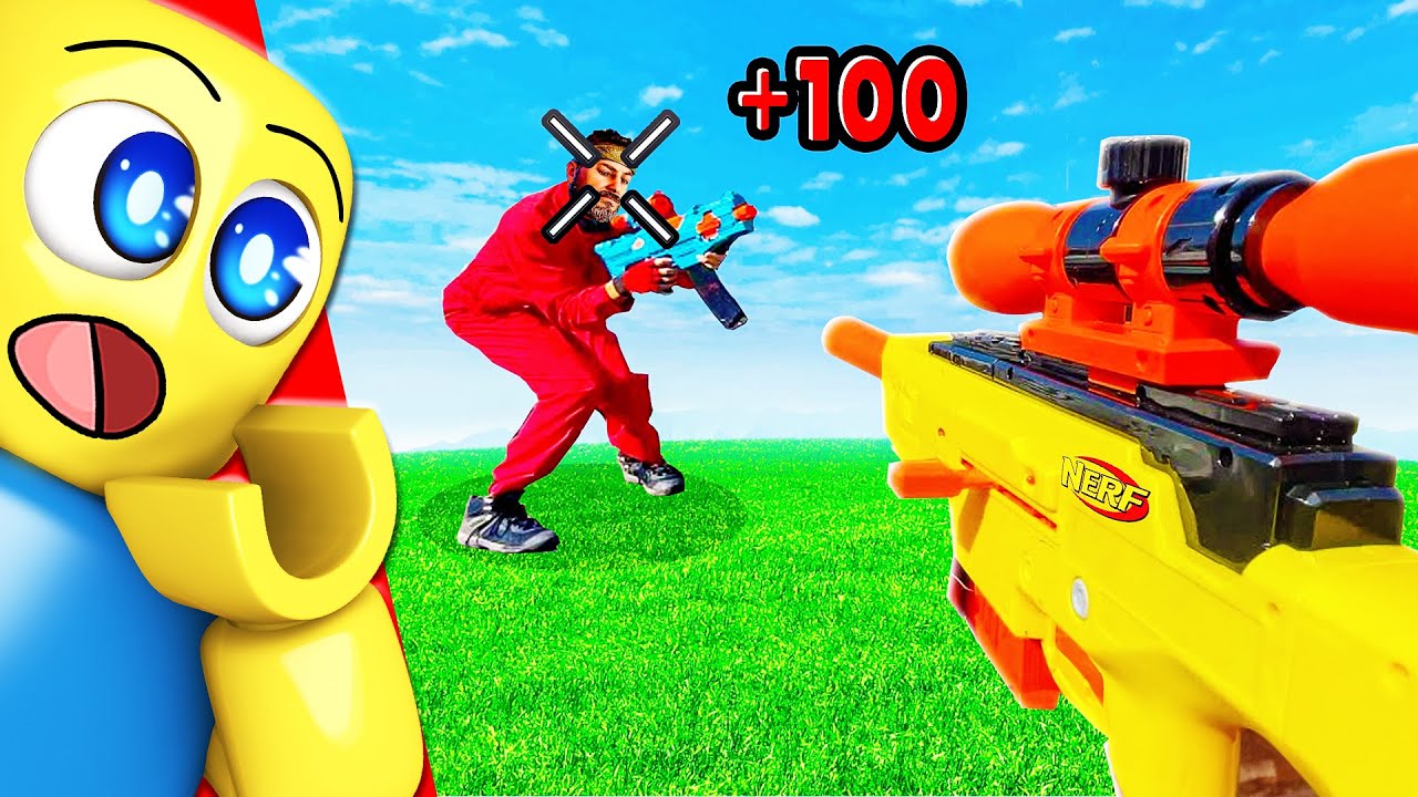 The Most REALISTIC Nerf Battle (Blocky Reacts) - YouTube