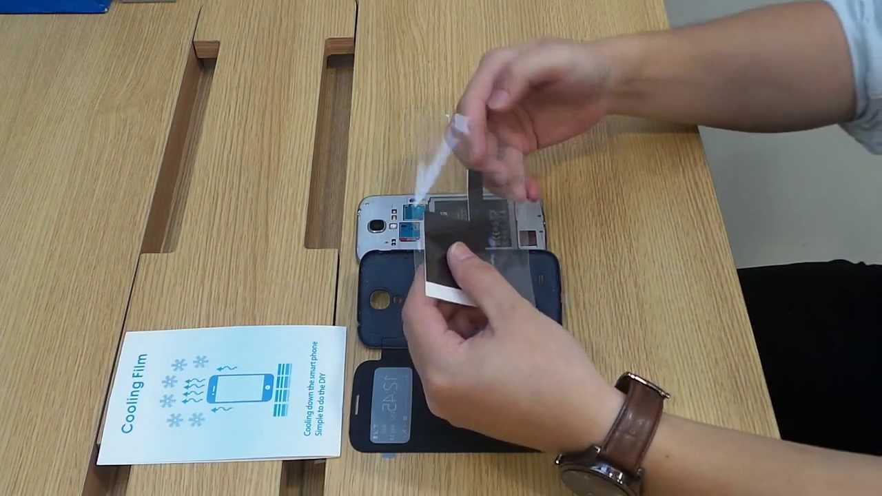 Smartphone cooling (Applicable models : Galaxy S4) Cooling Film ...