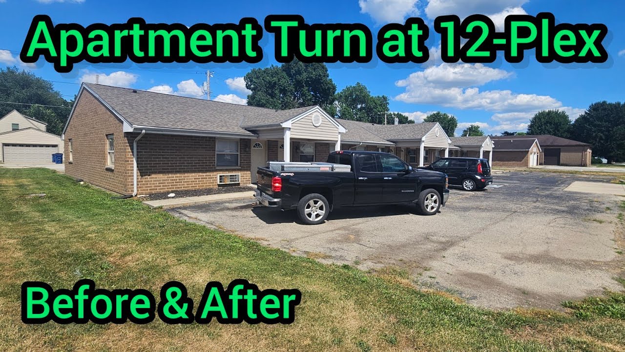 Apartment Turn at 12-Plex Apartment Building (Before & After) - YouTube