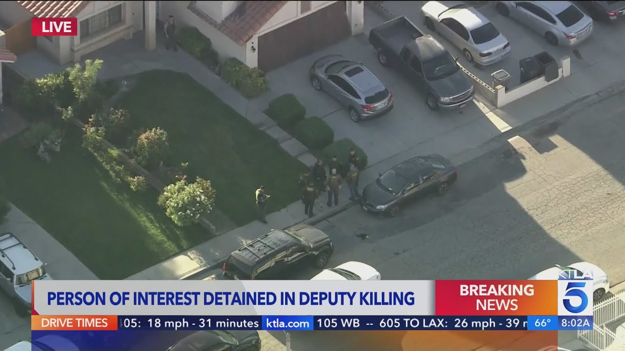 Person detained in shooting death of Los Angeles County Sheriff’s ...