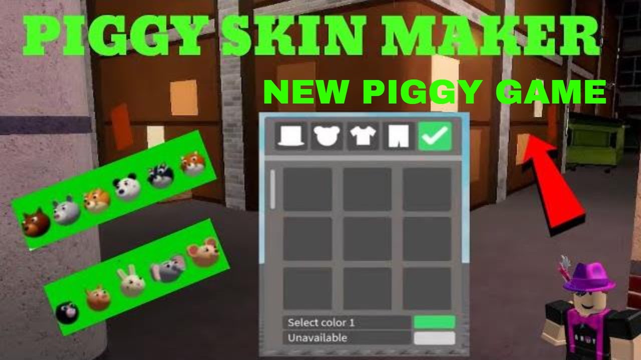 PIGGY SKIN MAKER : IS MINITOON MAKING A PIGGY SKIN CREATOR !! (Open ...