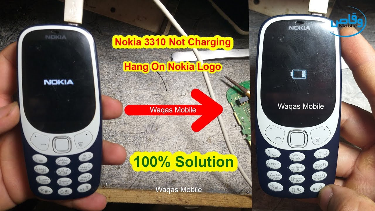 Nokia 3310 Not Charging Hang On Nokia Logo 100 Working Solution By