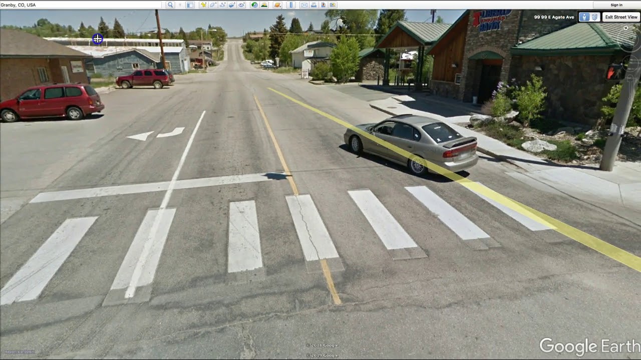 Killdozer Route and Locations, Granby, Co, from Google Earth - YouTube
