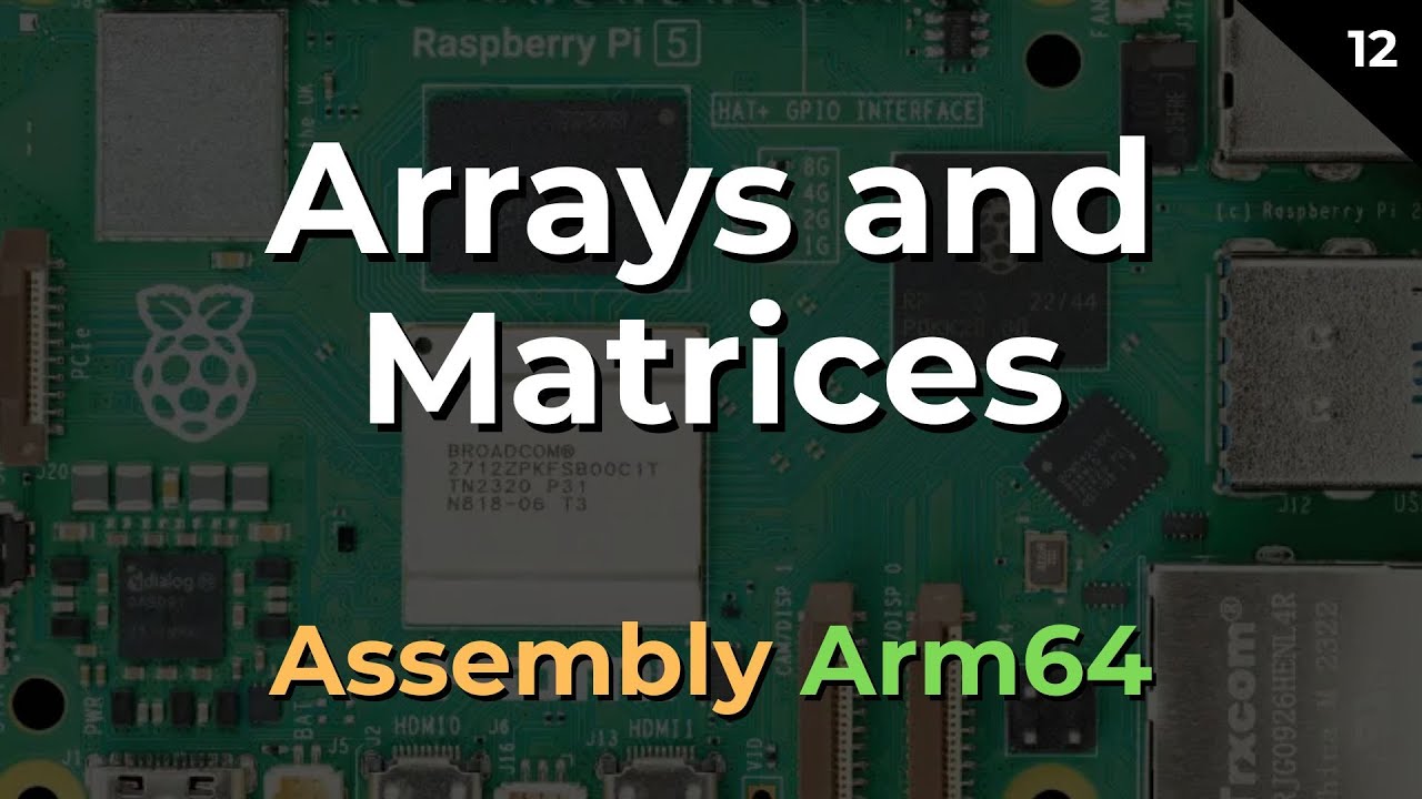 ARM64 Assembly: Arrays and Matrices Explained with QEMU User # ...