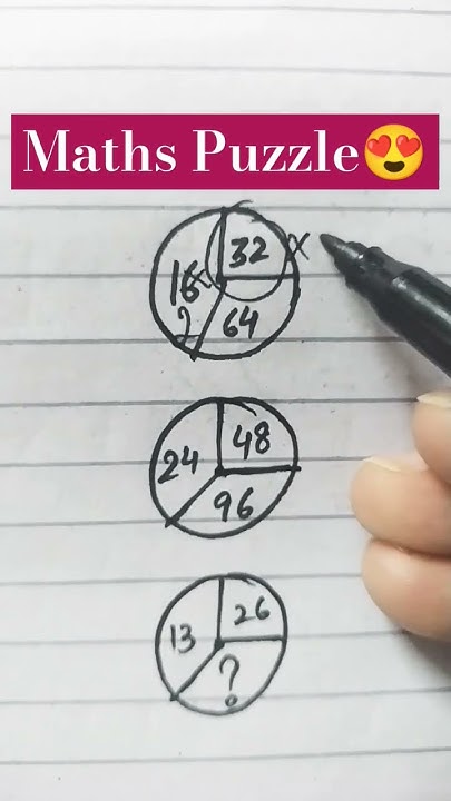 Maths Puzzle #viral #viralvideo #shorts #mathspuzzle #maths #trending #mathstricks #logicpuzzle ...