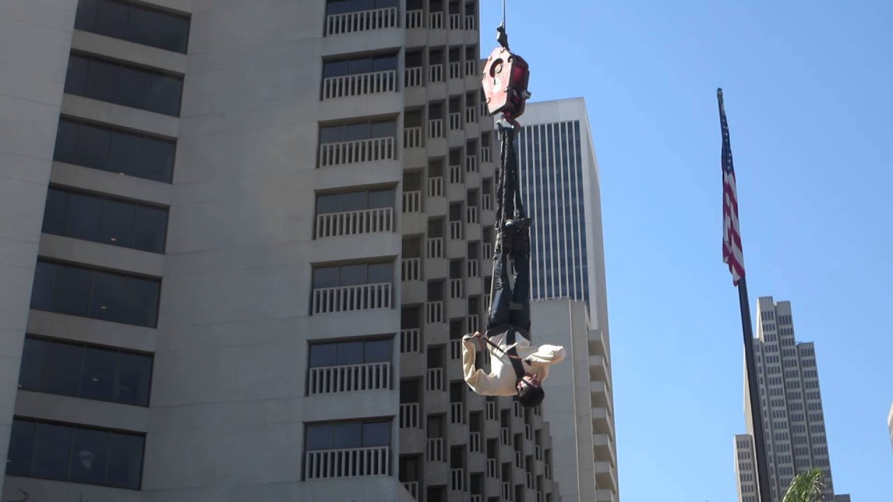 Upside Down Straight Jacket Escape Trick - YouTube