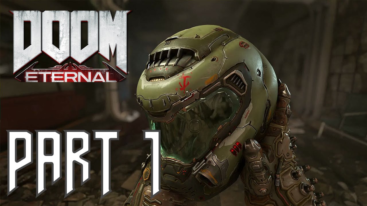 Doom Eternal Walkthrough - Part 1 - Intro Hell on Earth - YouTube